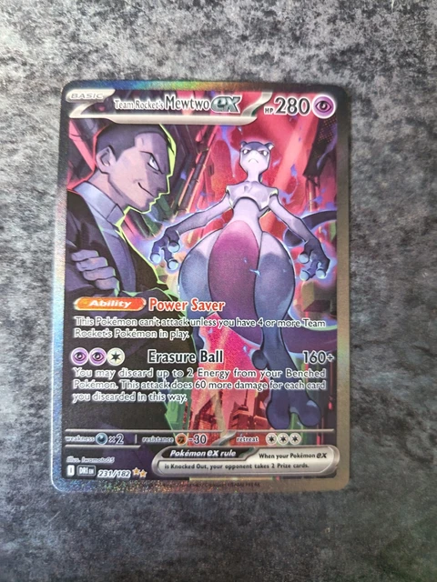 POKÉMON TCG TEAM Rocket's Mewtwo EX Destined Rivals 231/182 £271.08 ...