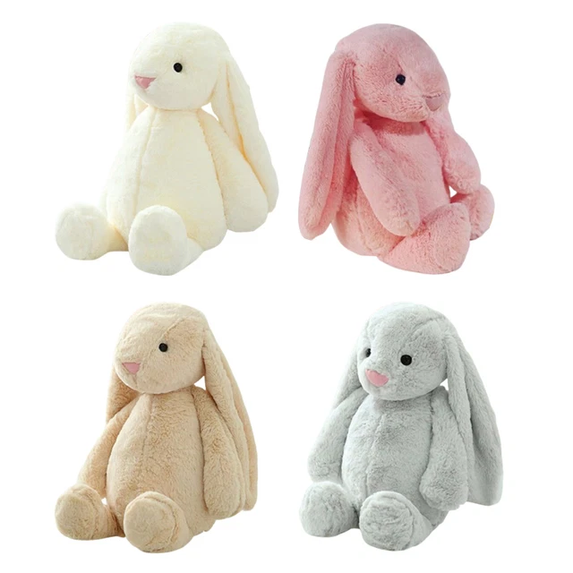 30CM STUFFED LONG Ear Rabbit Soft Plush Toys Sleeping Cute Bunny ...