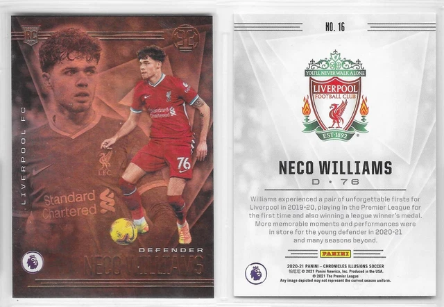PANINI CHRONIQUES ILLUSIONS 2020-2021 #16 Neco Williams Rookie Rc ...