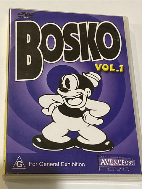BOSKO VOLUME 1 DVD VGC R0 RARE Free Post Animation Max FLEISCHER $24.00 ...