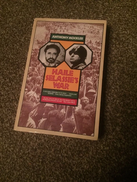 HAILE SELASSIE’S WAR Anthony Mockler 1986 PB EUR 11,45 - PicClick IT