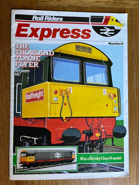 VINTAGE RAIL RIDERS Magazine Intercity Train Club No.8 British Rail ...