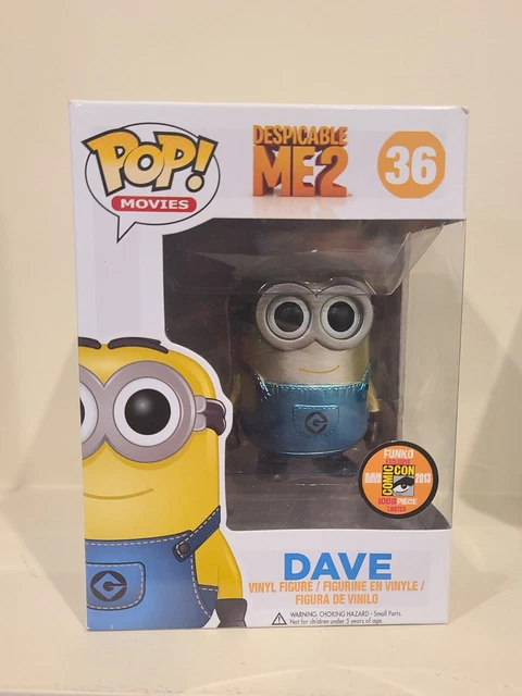 FUNKO POP VINYL Disney Pixar Despicable Me 2 #36 Metallic Dave Bnib ...