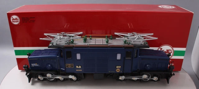 LGB 27402 G Scale RhB 75 Year Anniversary Glacier Express Ge 6/6 ...