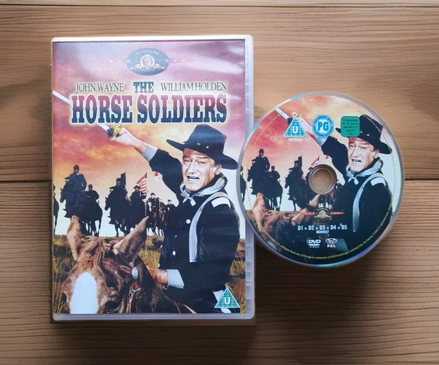 THE HORSE SOLDIERS DVD - John Wayne, William Holden 1959 Western Action ...