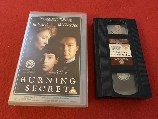 BURNING SECRET BIG Box Ex Rental Vhs Video Tested Fay Dunaway Free ...