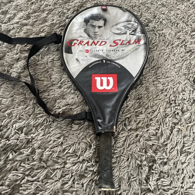 WILSON PETE SAMPRAS Grand Slam Tennis Racket Titanium Soft Shock £10.00 ...