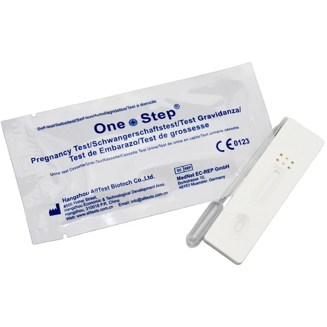PREGNANCY TEST CASSETTE Home Urine Testing Device Kits One Step £3.25 ...