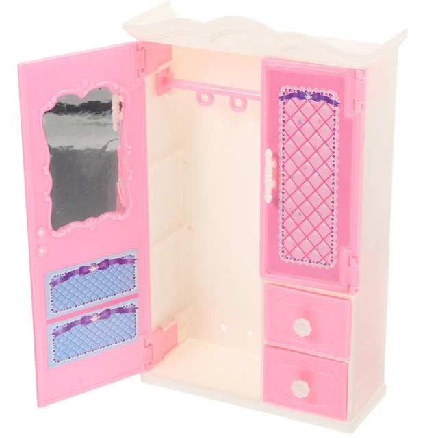 MINI GARDE-ROBE MODÈLE plastique mini maison armoire miniature mobilier ...