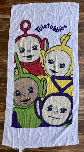 VINTAGE TELETUBBIES BEACH Bath Towel 1998 58" x 29" $22.28 - PicClick AU