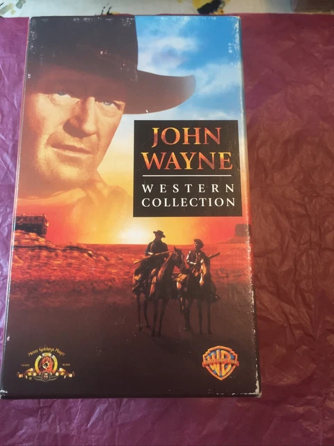JOHN WAYNE WESTERN Collection VHS Boxset 4 Films EUR 6,99 - PicClick IT