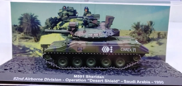 MEZZI MILITARI 1/72 scale M551 Sheridan 82nd Airborne Division con ...