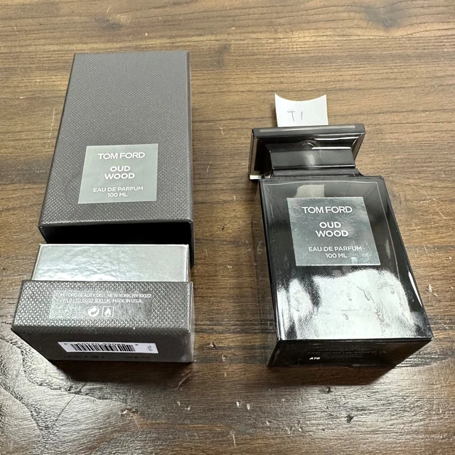 TOM FORD OUD WOOD 100ml empty - box and bottle only £68.00 - PicClick UK