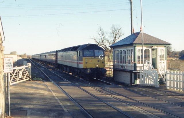 35MM SLIDE BRITISH Rail Br Diesel Class 47 - 47826 At Swinderby June ...