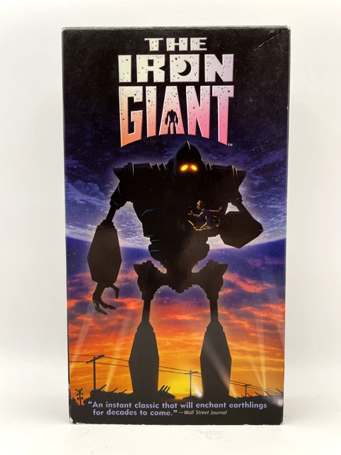 THE IRON GIANT (1999) VHS Alternate Box Animated Science Fiction ...