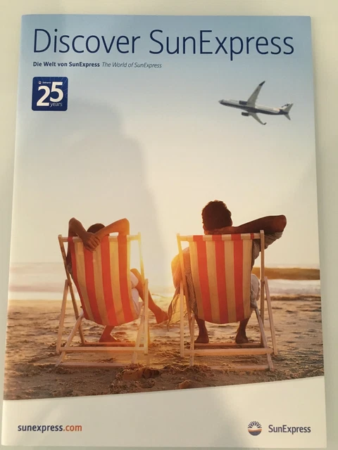 SUN EXPRESS AIRLINES Profile Brochure B737 Stewardess Route Map £22.34 ...