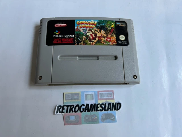 RARE ! CONGO'S Caper - KOR - Super Nintendo SNES Korean Comboy Hyundai ...