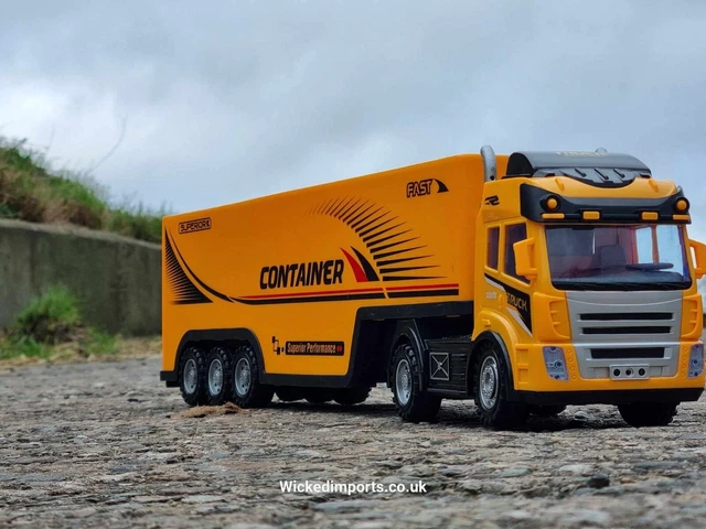 RC SCANIA LARGE Lorry Truck RC Remote Control Car LED Steering Wheel ...