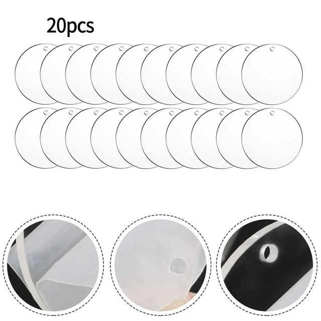 DESIGN YOUR OWN Christmas Baubles using Clear Acrylic Sheets (20 pieces ...
