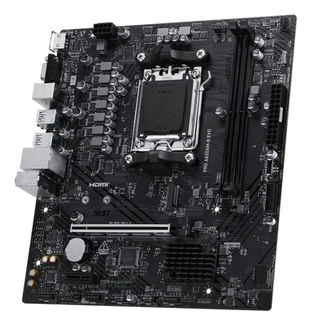 MSI PRO A620AM-B EVO motherboard AMD A620A Socket AM5 ATX £120.01 ...