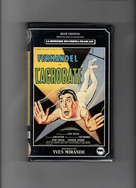 VHS RENÉ CHÂTEAU RARE / L'Acrobate / avec FERNANDEL EUR 16,00 - PicClick FR