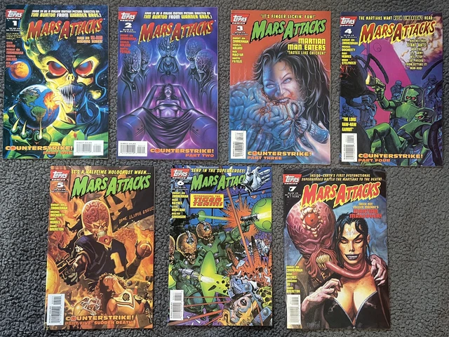 LOT 1-7 MARS Attacks - Charlie Adlard, Dimitri Patelis & autres ...