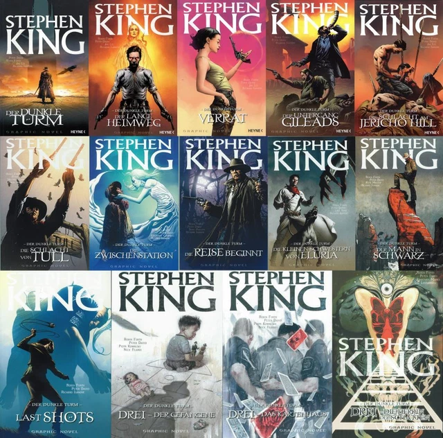 STEPHEN KING - Der dunkle Turm 1-14 (Z0), Panini EUR 416,00 - PicClick DE