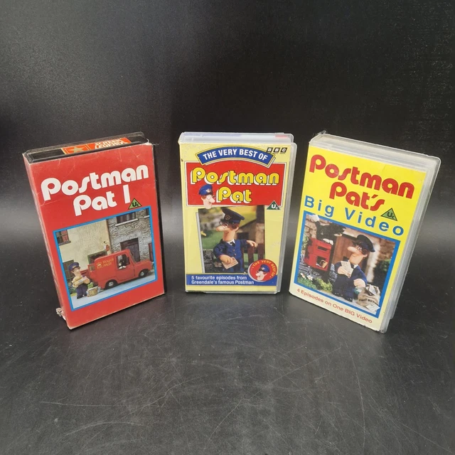 POSTMAN PAT VHS Video Tapes Bundle X 3 postman pat 1 best of and pats ...