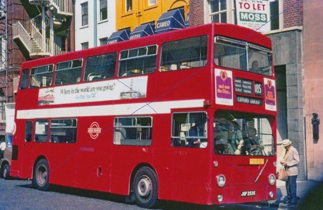 BUS PHOTO DAIMLER Fleetline Dms253 Photograph London Transport Picture ...