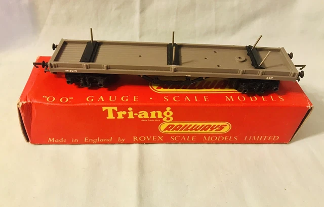 VINTAGE TRIANG RAILWAYS OO R110 30T Bogie Bolster Wagon, Original Box ...