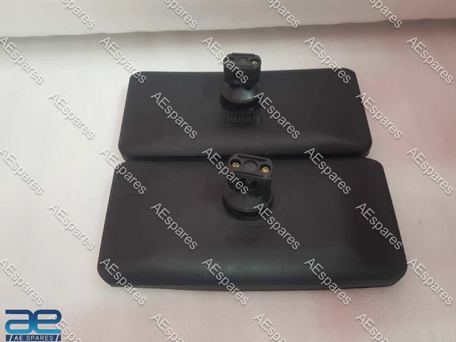 FOR JCB PART 3cx Mirror Head Pair Curved Glass 123/04970 334/E0829 331/ ...