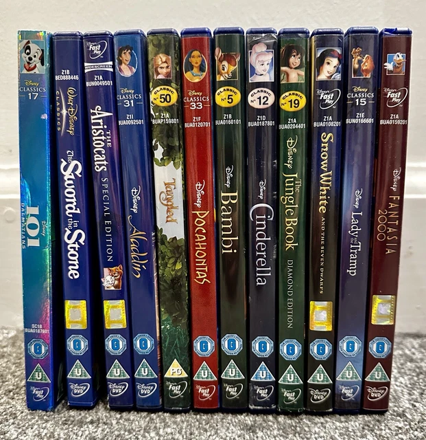 DISNEY DVD BUNDLE Collection Kids Family Movies Classics - Excellent ...