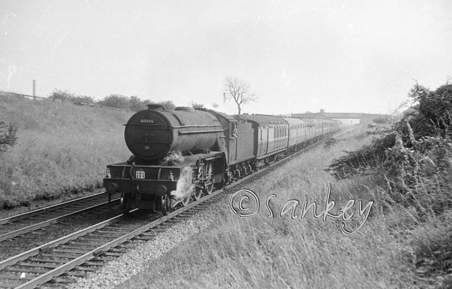LNER 35MM NEGATIVE 60946 on ECML near Huntingdon 16-05-59 £2.30 ...