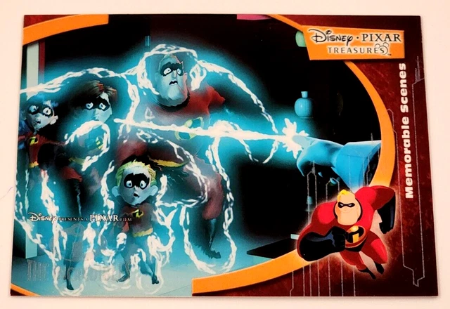 2004 DISNEY PIXAR Treasures THE INCREDIBLES Memorable Scenes Card # Dpt ...