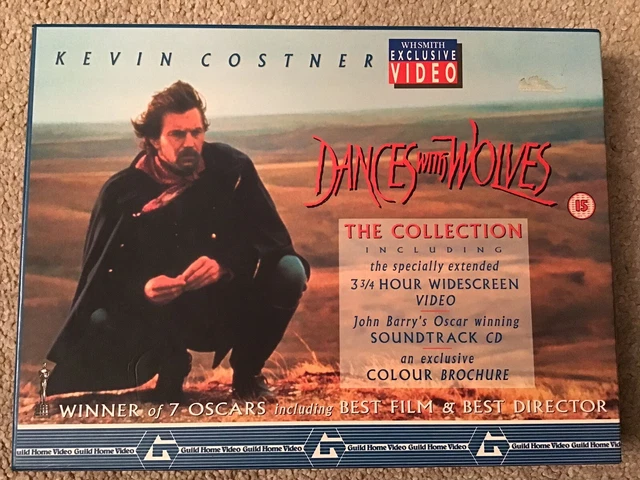 DANCES WITH WOLVES VHS + Soundtrack CD.John Barry. Box Set Widescreen ...