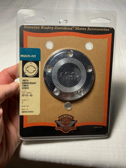 2003 HARLEY DAVIDSON 100th Anniversary CHROME Timer Cover 32113-03 ...