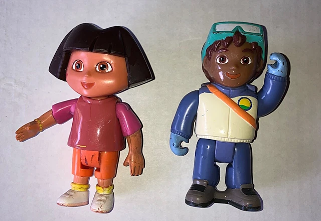 MATTEL DORA THE Explorer & Go Diego Go 3.5” Figures £8.42 - PicClick UK