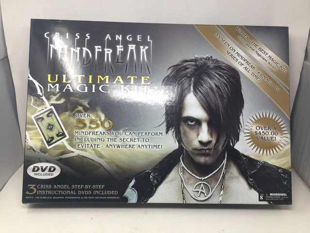 CRISS ANGEL MINDFREAK ultimatives Magic Kit mit Lehr-DVDs EUR 73,30 ...
