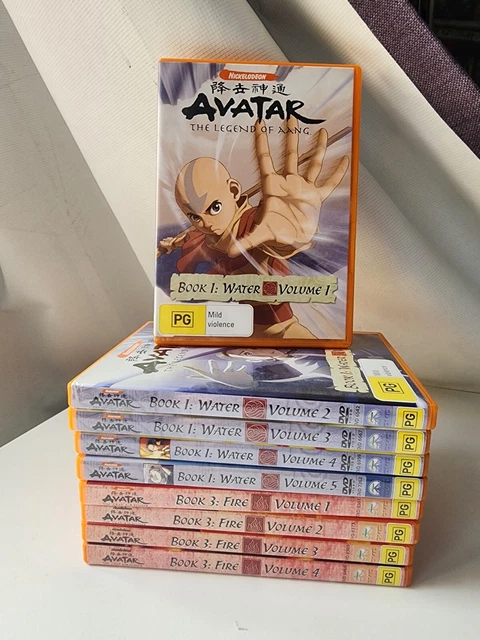 AVATAR THE LAST Airbender: Book 1 Water Vol 1-5, Book 3 Fire Vol 1-4 ...