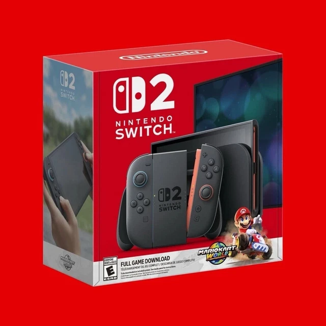 NINTENDO SWITCH 2 Console Mario Cart Edition UK Presale! Free Delivery ...