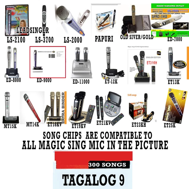 Sell Items MAGIC SING Extreme Collection Vol.4 Song Chip - 200 Tagalog ...