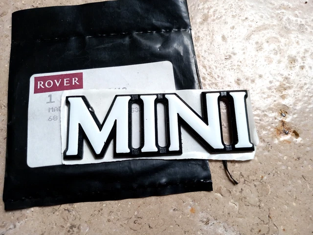 CLASSIC MINI COOPER Genuine Rover Italian Job Nos 1.3 Boot Badge Rare ...