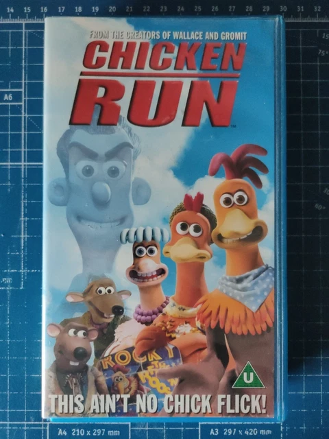CHICKEN RUN - Mel Gibson,Imelda Staunton (PAL VHS) £3.95 - PicClick UK