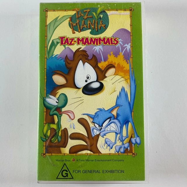 TAZ MANIA TAZ-MANIMALS VHS RARE 90’s cartoon video EUR 14,48 - PicClick IT
