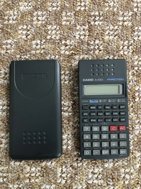 CASIO FX-82SX SCIENTIFIC Fraction Calculator With Case Vintage EUR 11 ...