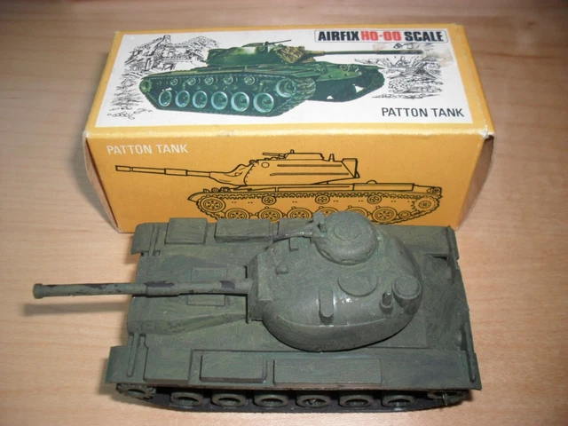 AIRFIX POLY HO/OO Gauge - Patton Tank - Boxed £5.91 - PicClick UK