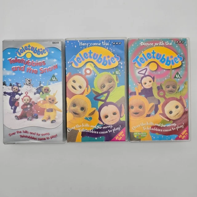 TELETUBBIES AND THE Snow 3 VHS 1999 AND Dance With The Teletubbies AND ...