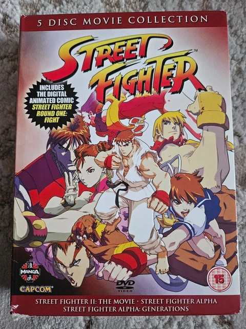 STREET FIGHTER MOVIE Collection 5 Disc Box set Manga EUR 29,54 ...