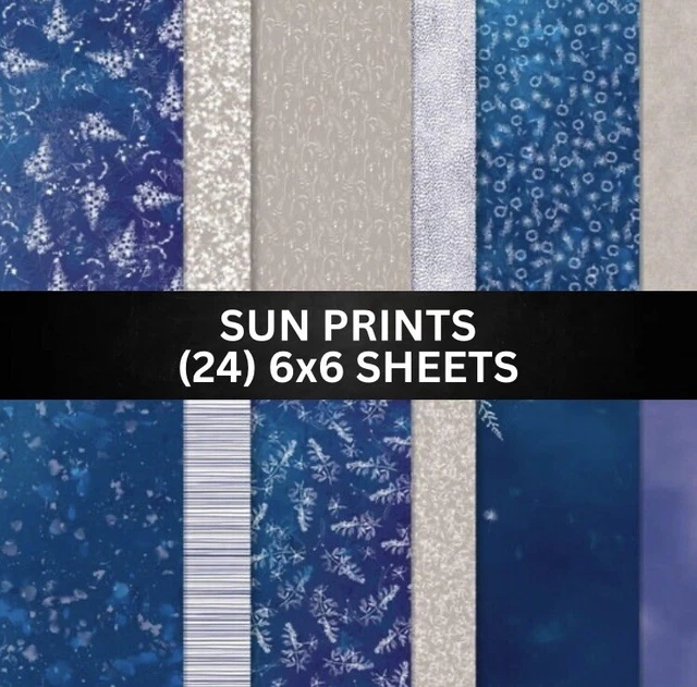 STAMPIN UP SUN PRINTS Designer Series Paper DSP - (24) 6x6 Sheets £10. ...