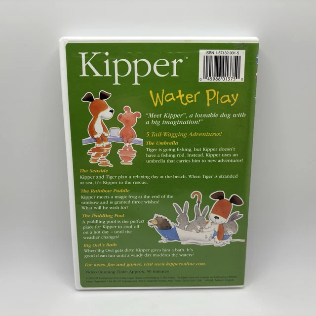 KIPPER: WATER PLAY DVD 2004 (50 Minutes Of Fun) Lightly Scratched Disc ...